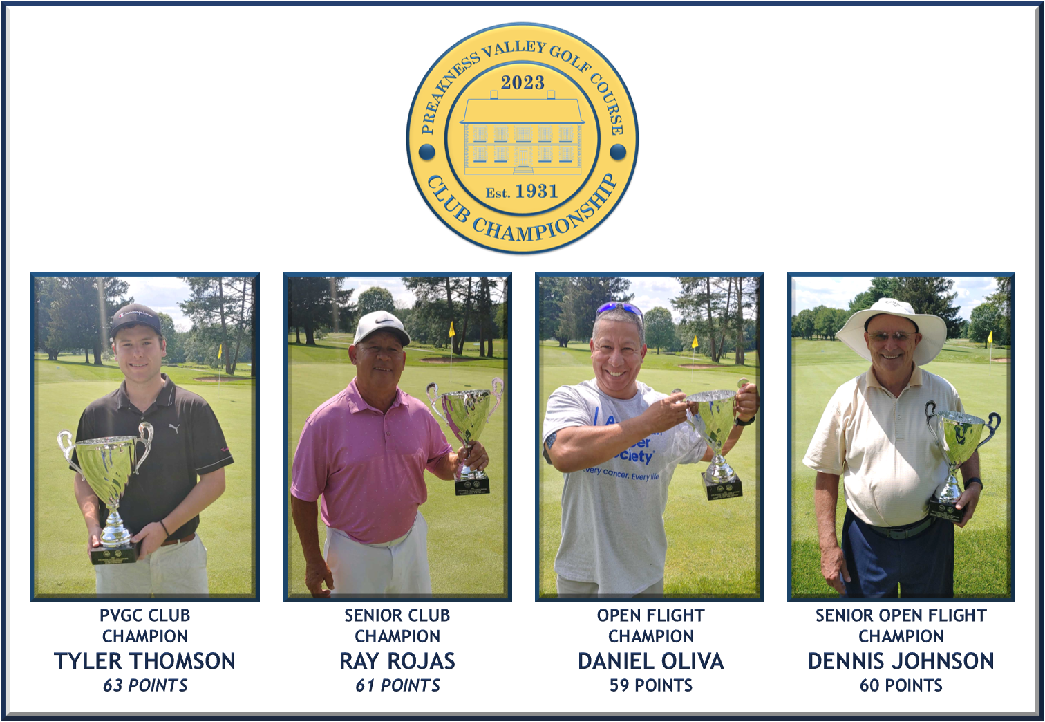 PVGC CLUB CHAMPIONSHIP - Preakness Valley Golf Course