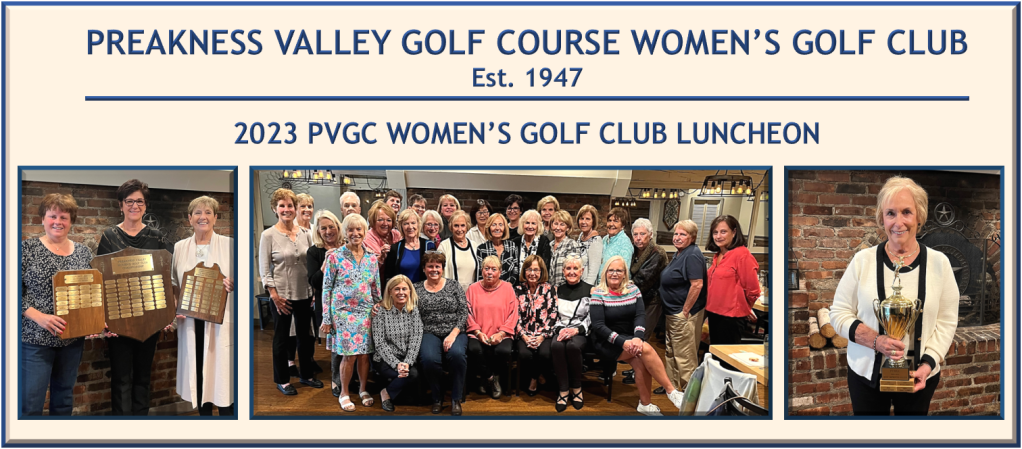 PVGC WOMEN'S GOLF CLUB est. 1947 - Preakness Valley Golf Course